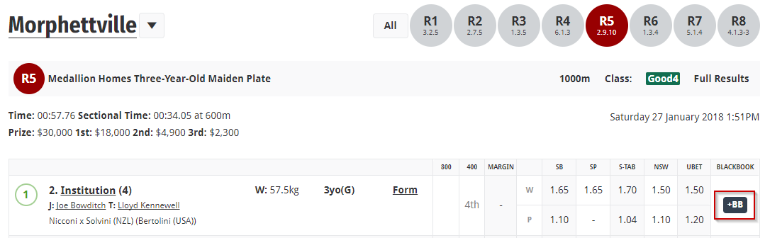 Racenet iQ Features - Racenet
