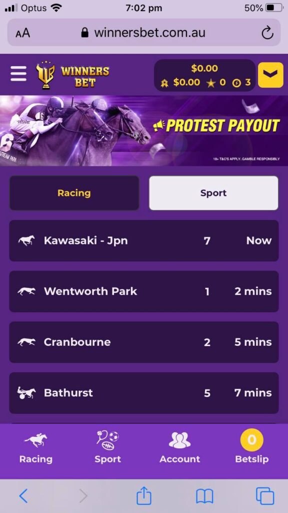 WinnersBet Review (App, Betting & Offers) - Racenet