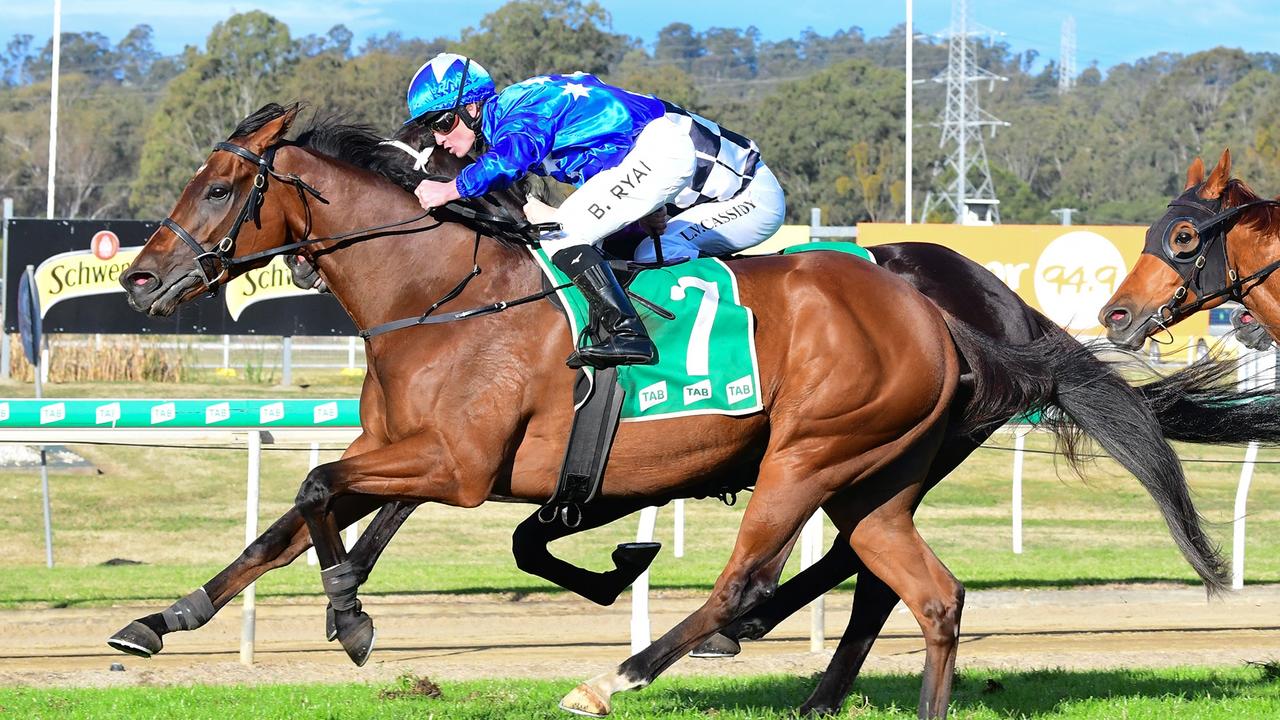Jockey Brock Ryan rides Smart Meteor in Grafton Cup