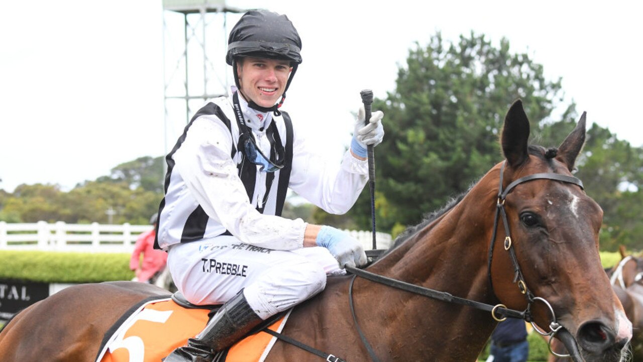 Brett Prebble's son Tom Prebble boots home first winner at Mornington