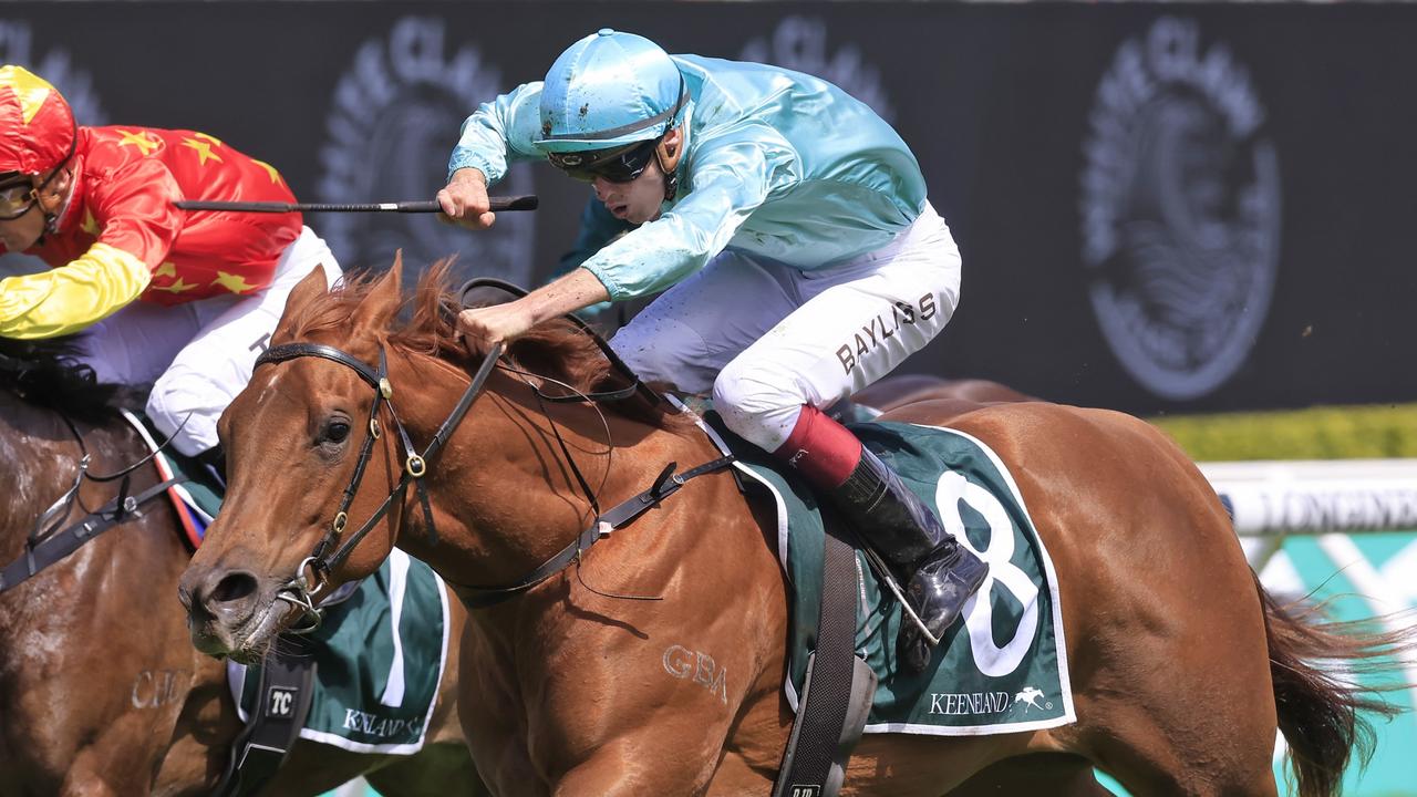 Tim Clark knocks back Alligator Blood for Golden Slipper