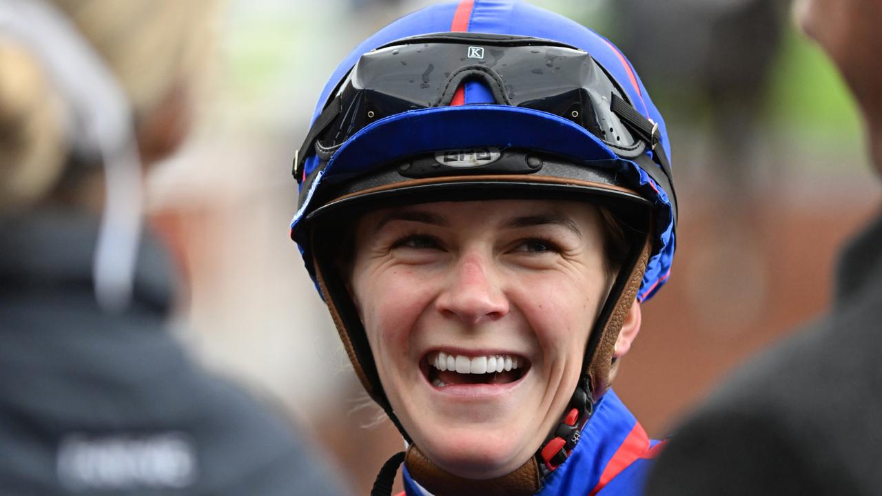 Female jockeys in leading apprentice race