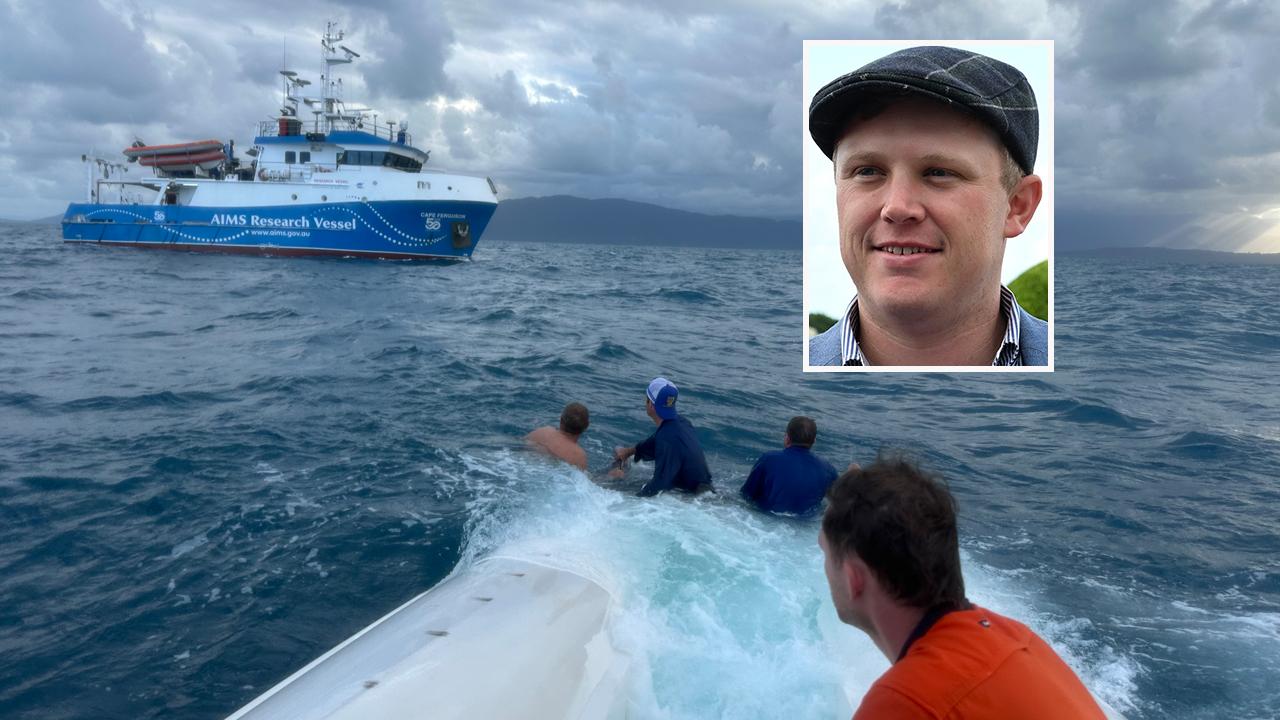 Trainer Corey Munce rescued as fishing boat capsizes