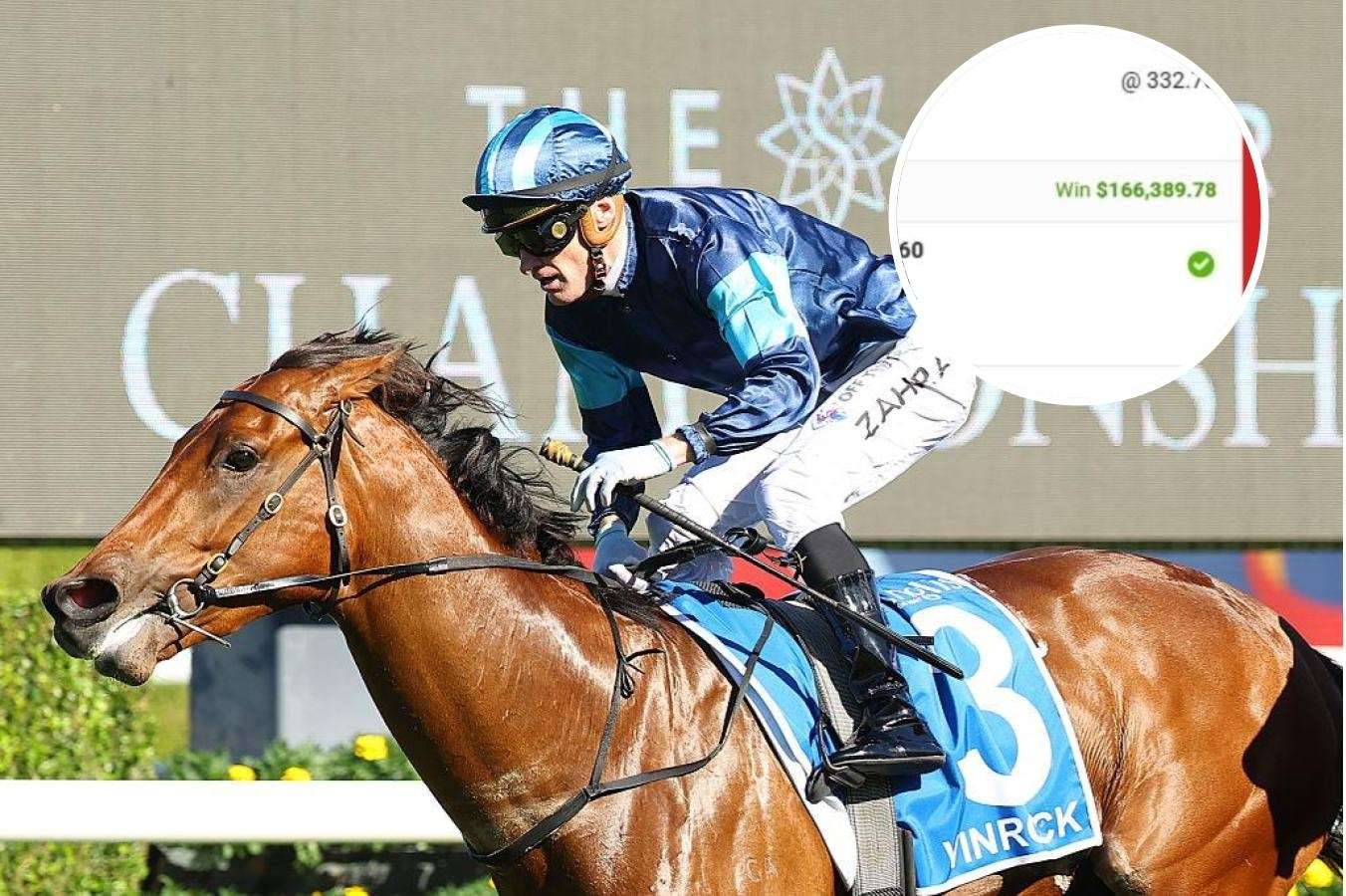 Punters go wild as 10-leg racing multi nets $166k