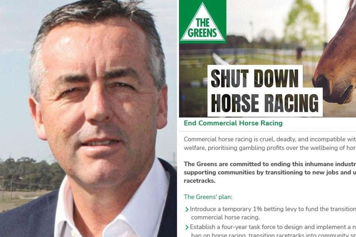 Racing Confidential: Federal MP Darren Chester warns Greens plan to ...