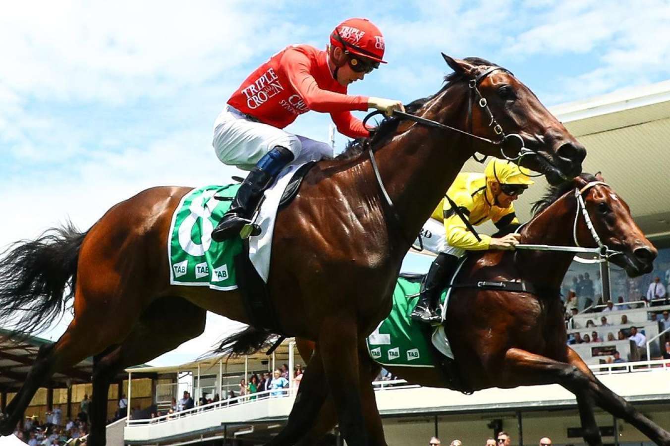 English jockey Harry Davies ends frustrating run of placings with bold ...