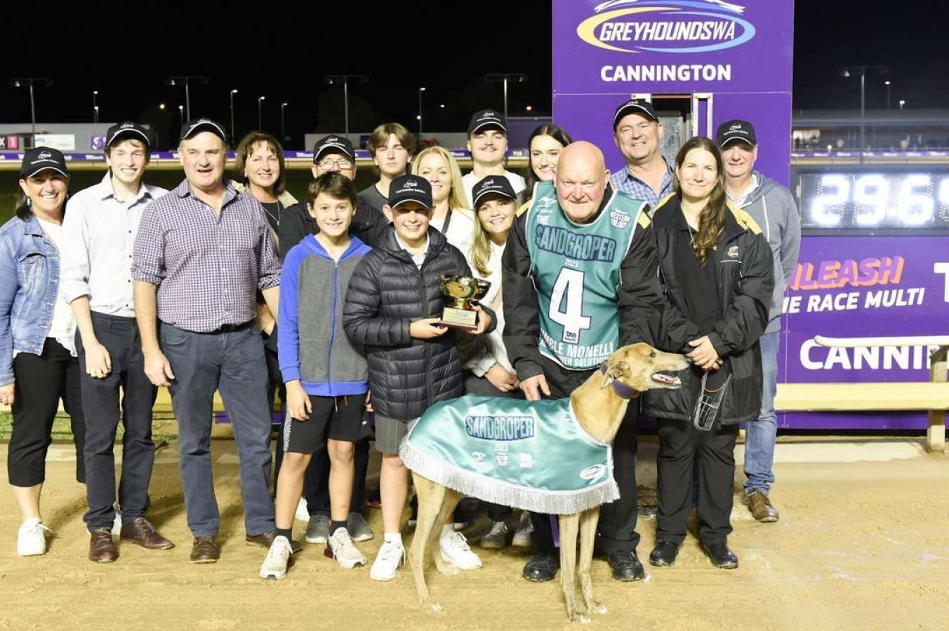Crumble Monelli salutes in WA Sandgroper domination