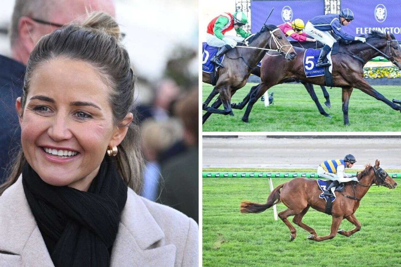 Training partners Patrick and Michelle Payne claim a winning quartet at ...